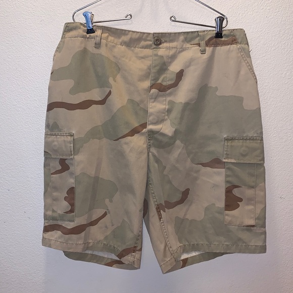 surplus army | Shorts | Surplus Army Combat Camo Button Cargo Shorts ...